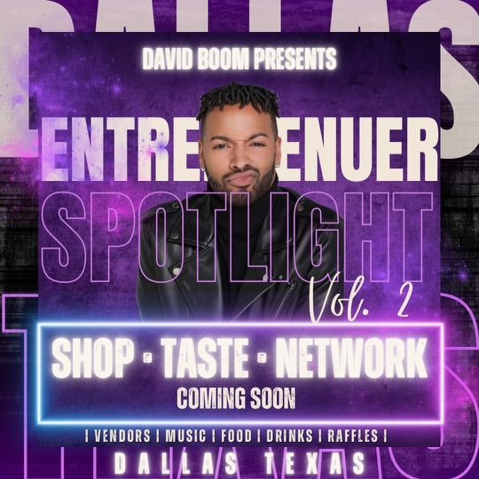 Entrepreneur Spotlight Vol. 2 – David Boom